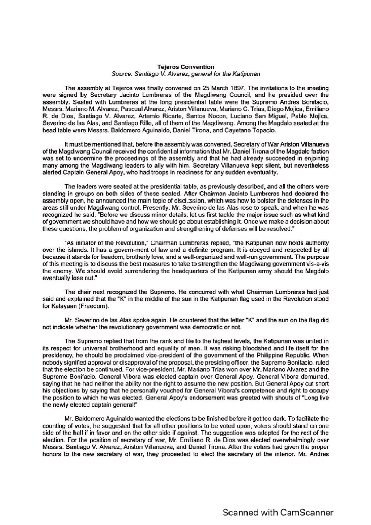 Memoirs of A General and Seeds of Discon - Philippine History - Studocu