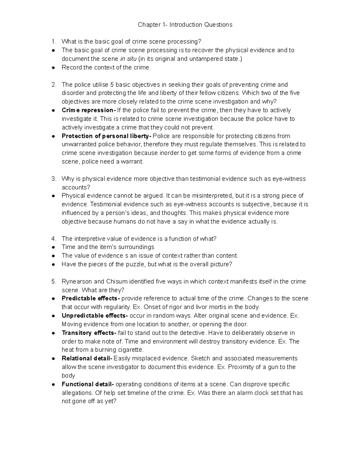 FOID 1006- Chapter 1 Questions - Chapter 1- Introduction Questions What ...