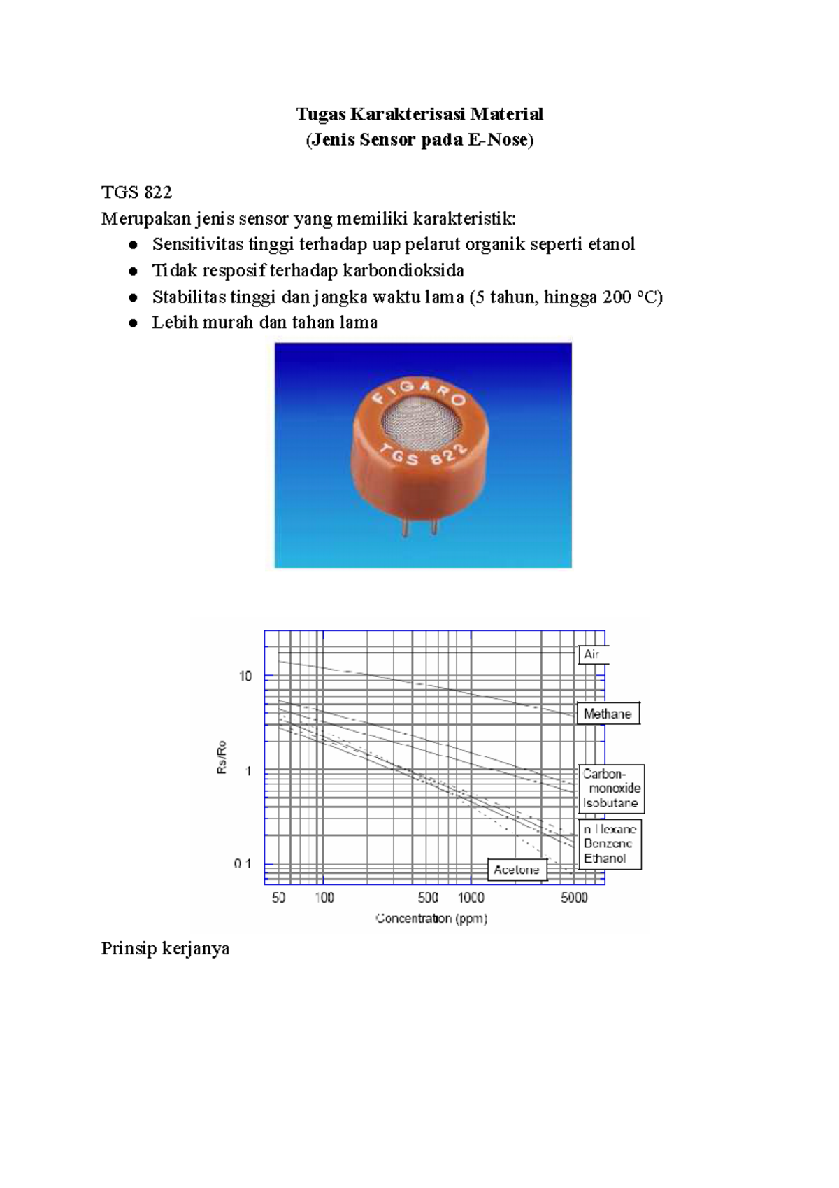Jenis sensor enose - Tugas Karakterisasi Material (Jenis Sensor pada E ...