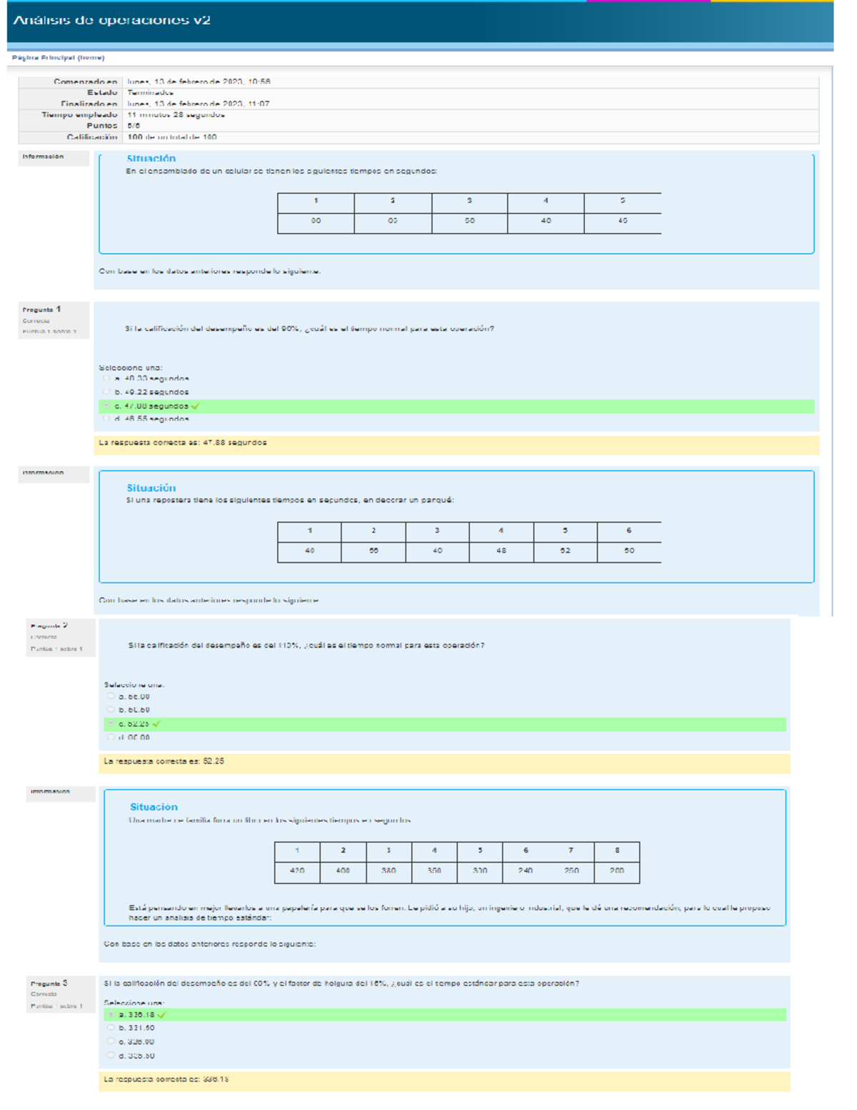 Examen Análisis DE Operaciones - Análisis de operaciones - Studocu