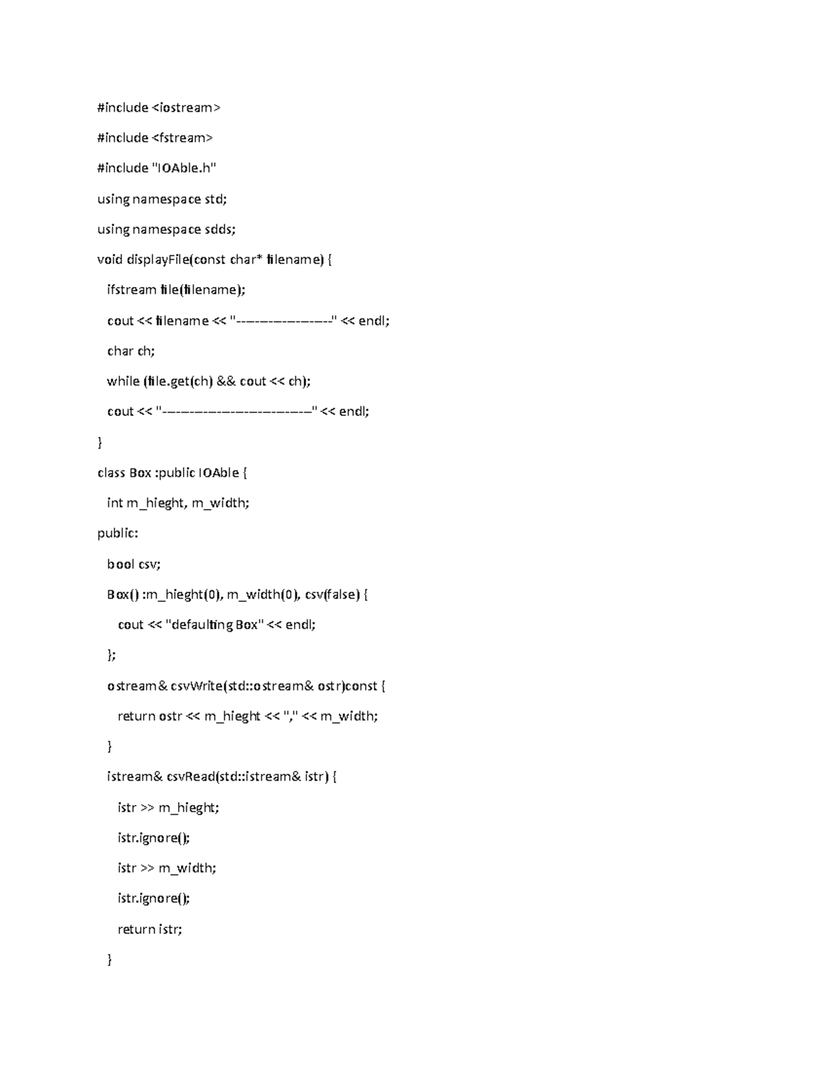 Ms2Tester - #include #include #include "IOAble" using namespace std ...