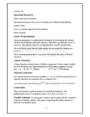 Simplex algorithm solution to problems - simplex algorithm-solution to problems Sidra Siddiqui ...