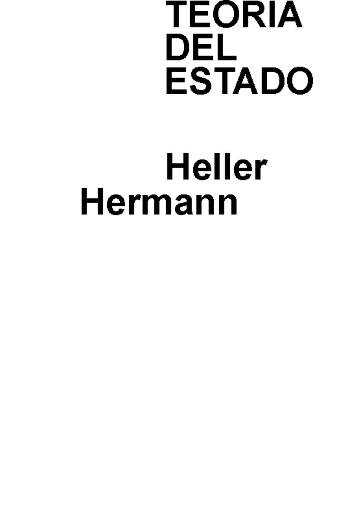 252369991 Heller Hermann Teoria del esta - TEORIA DEL ESTADO Hermann ...