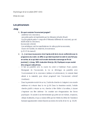 [Solved] Dans le modle de Levinson comment change la structure de vie ...
