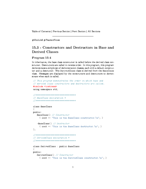 (Module 10) Pearson Revel C++ 15.6 - Polymorphism and Virtual Member Functions - Table of ...