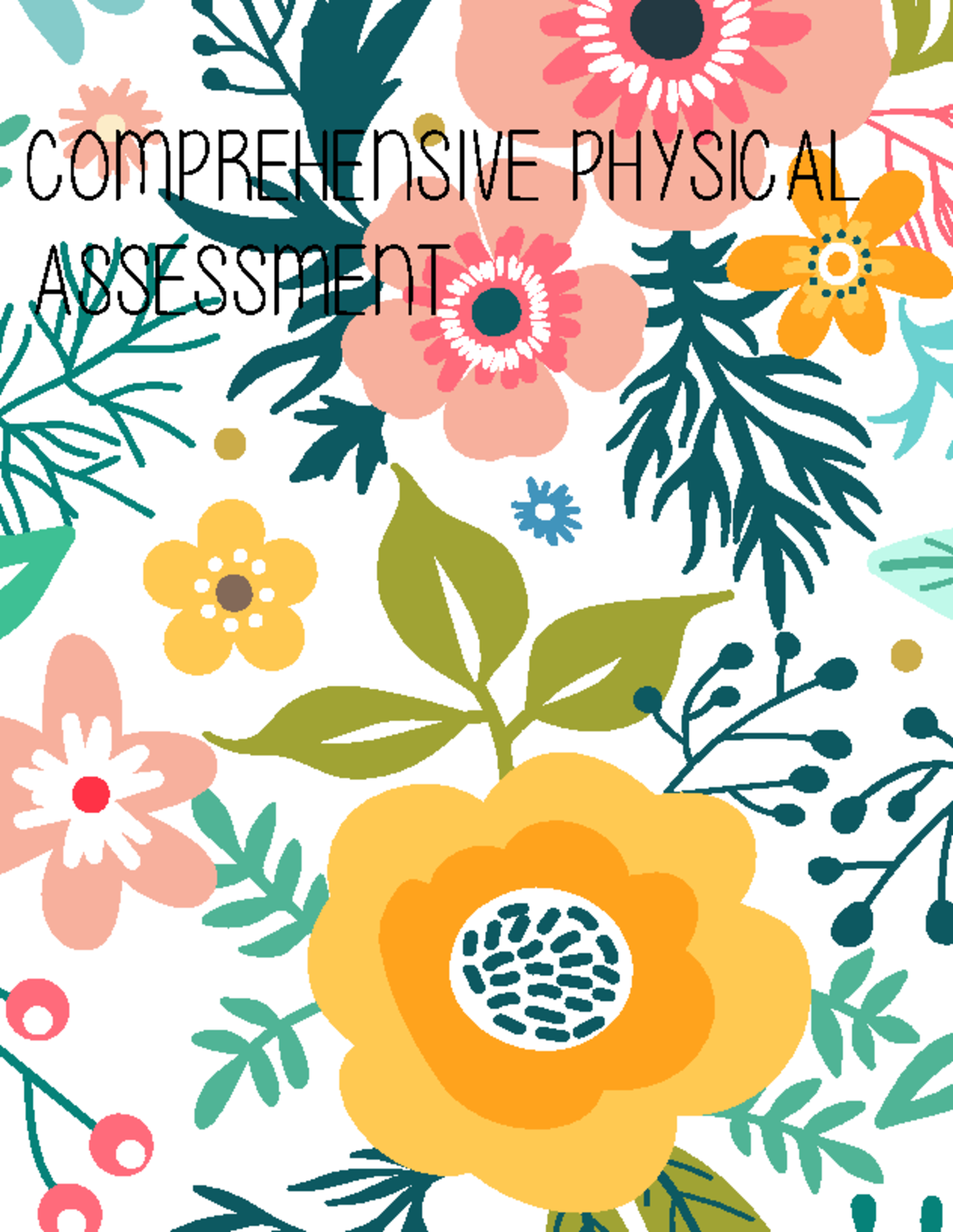 Untitled Notebook - COMPREHENSIVE PHYSICAL ASSESSMENT Comprehensive ...