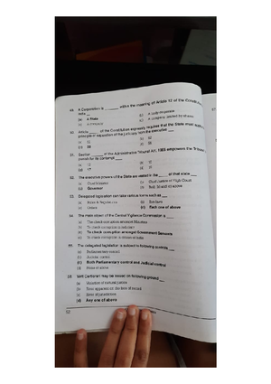 Previous years question paper - BA-llb - Studocu