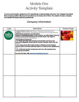 GRA 280 Module Six Activity Template-Gracie Hall - GRA 280 Module Six ...