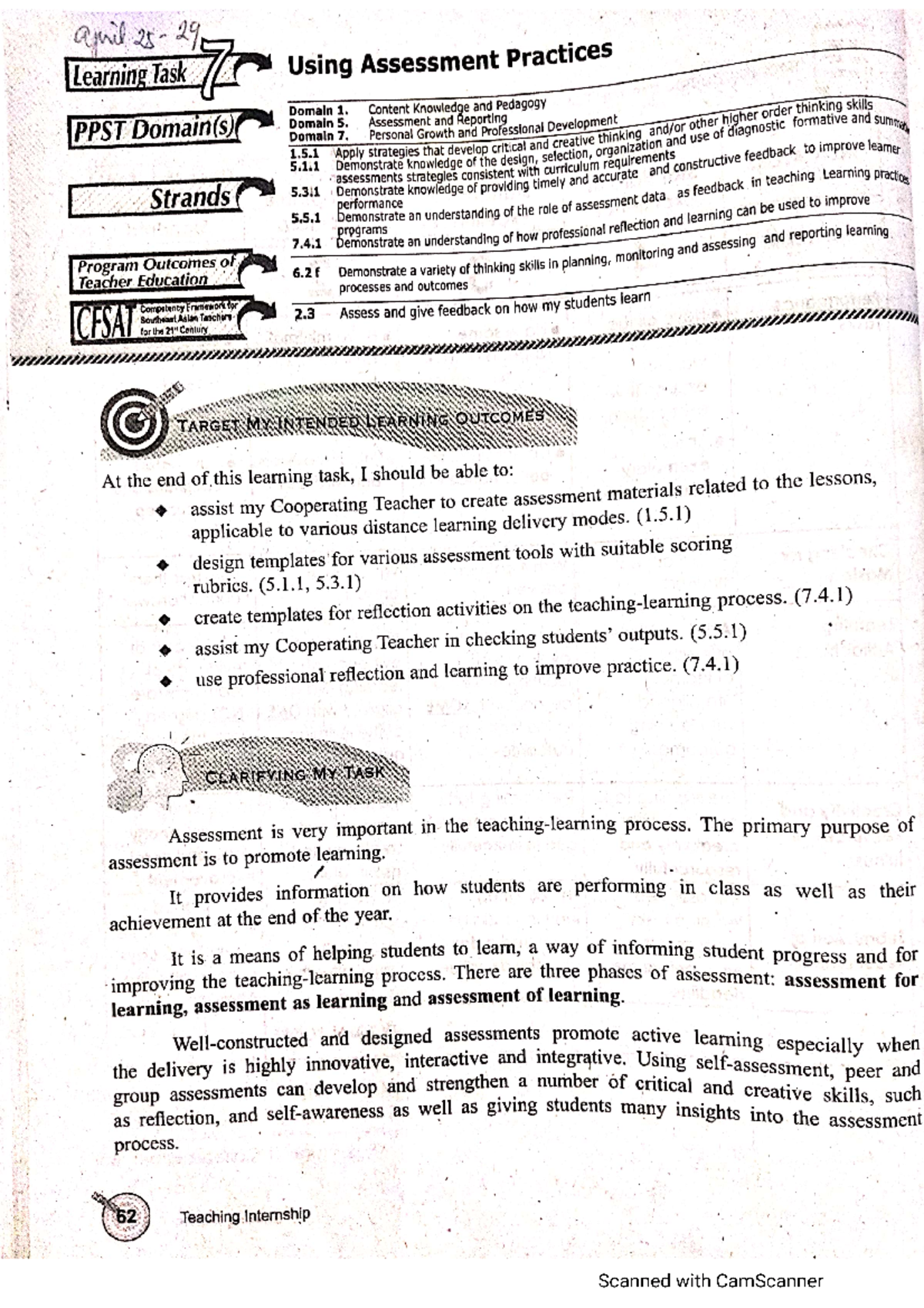 TI Learning Task 7 - Education - Studocu