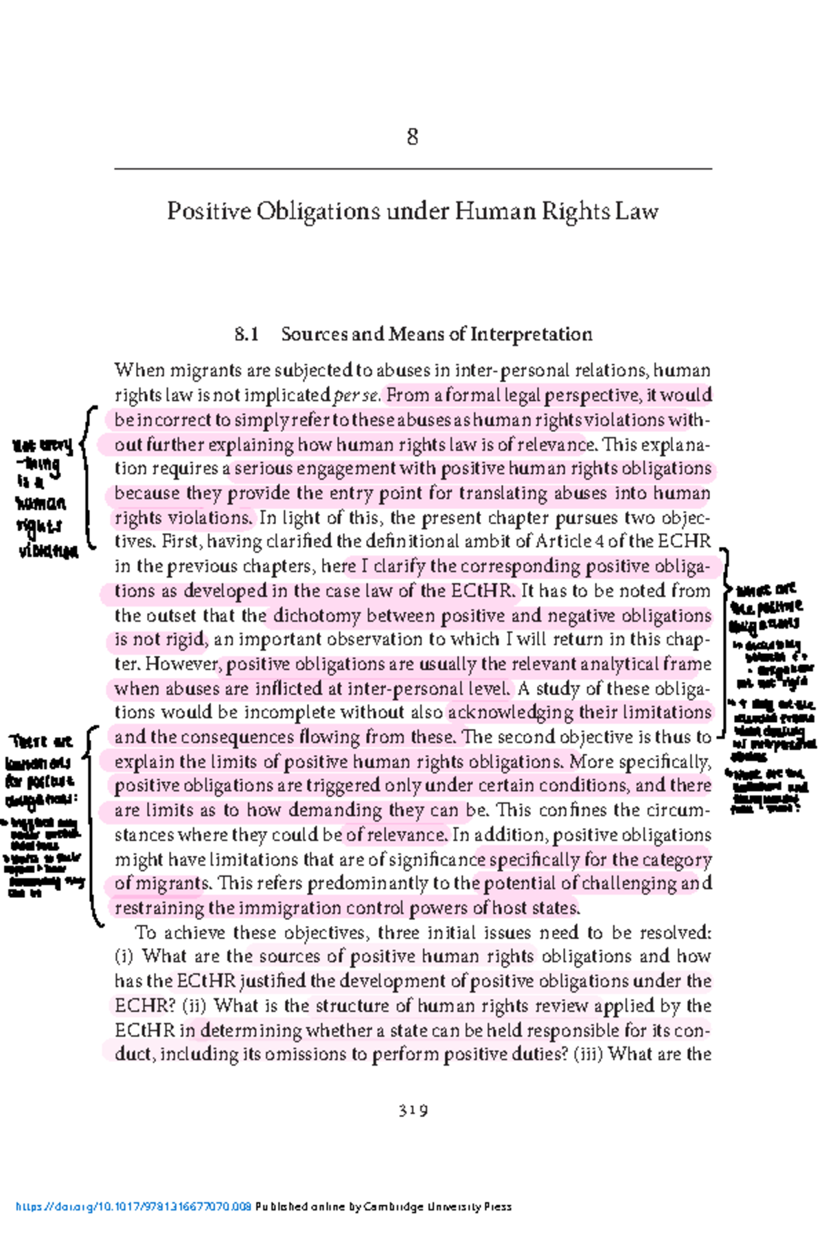 Positive Obligations under Human Rights Law - From a formal legal ...