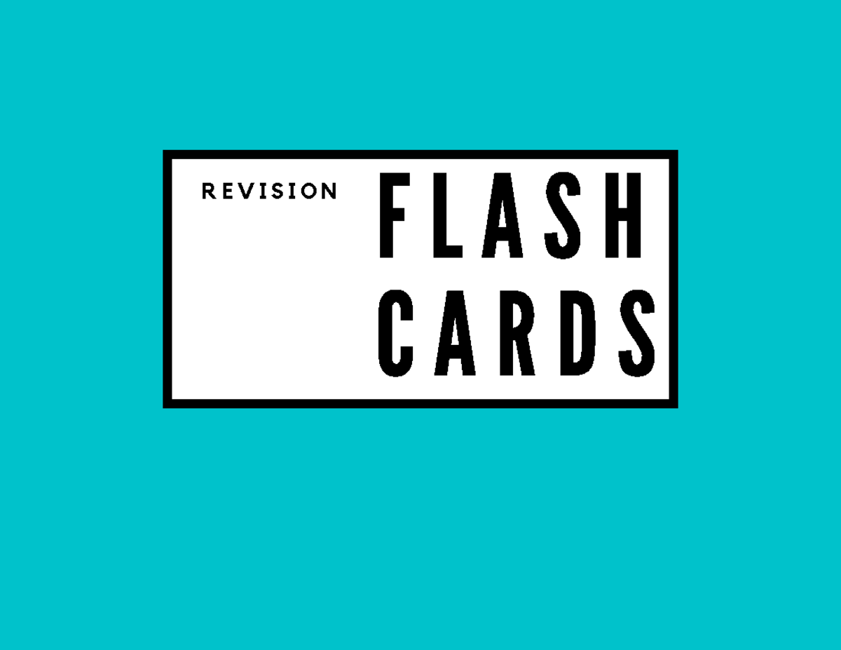Global revision-cards - REVISION F L A S H C A R D S VCE Global ...