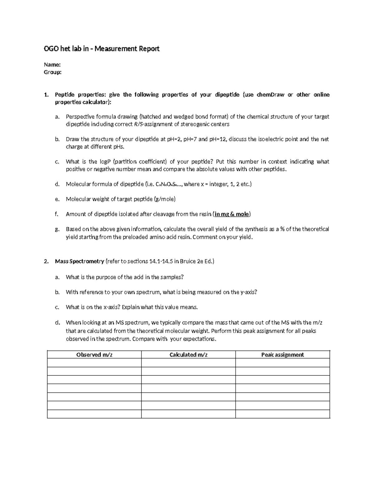 Measurement report 2023-2024 - OGO het lab in - Measurement Report Name ...