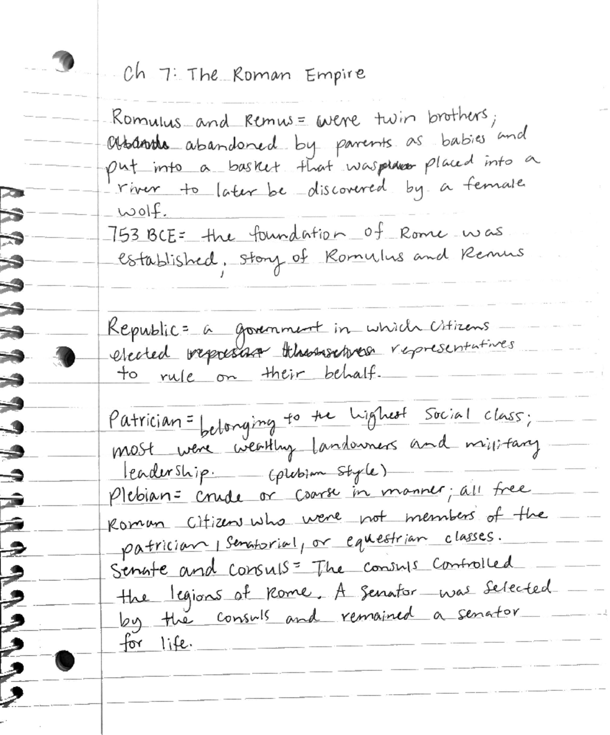 Ch 7- The Roman Empire - Practice - POSI 2310 - TXST - Studocu
