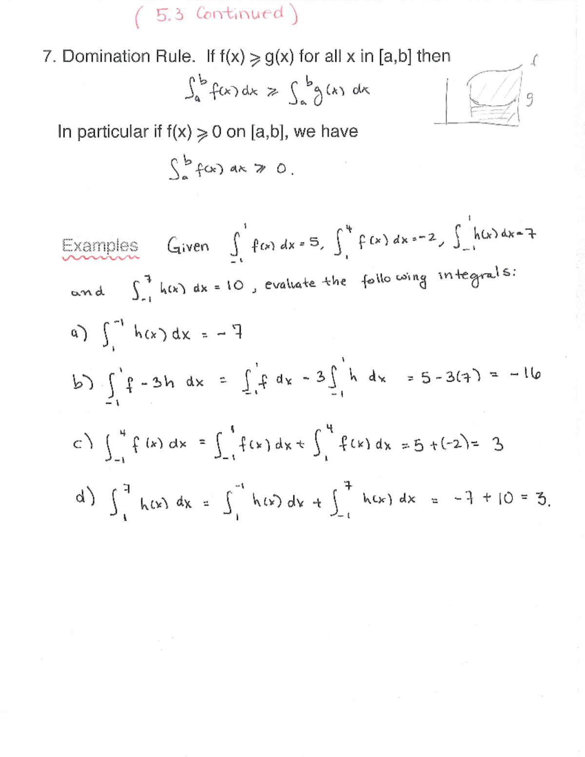 Lecture notes, lecture Chapter 5.3 - MATH 165 - Studocu