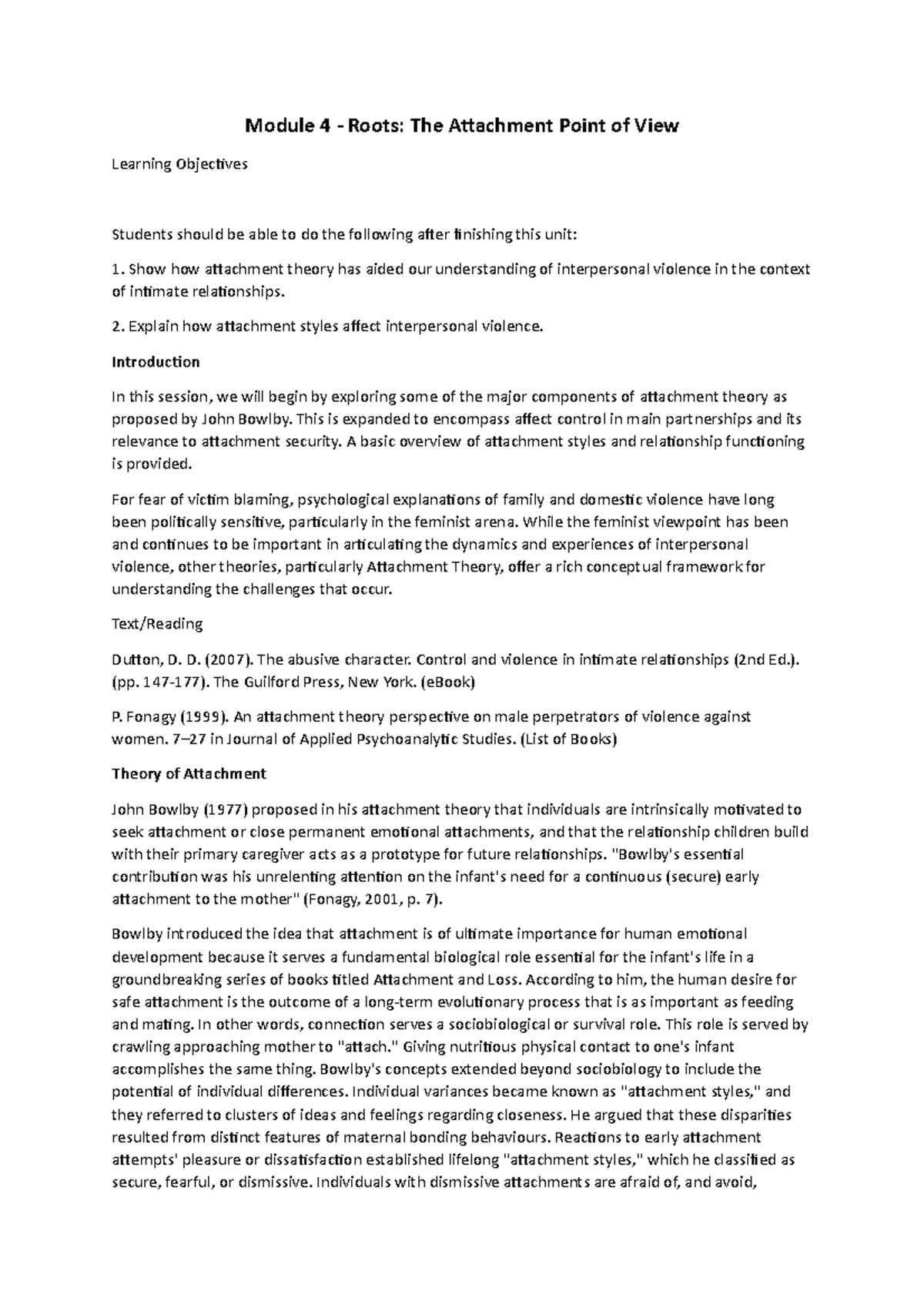 COU 3201 Contemporary Challenges in Therapeutic Practice Module 4 ...