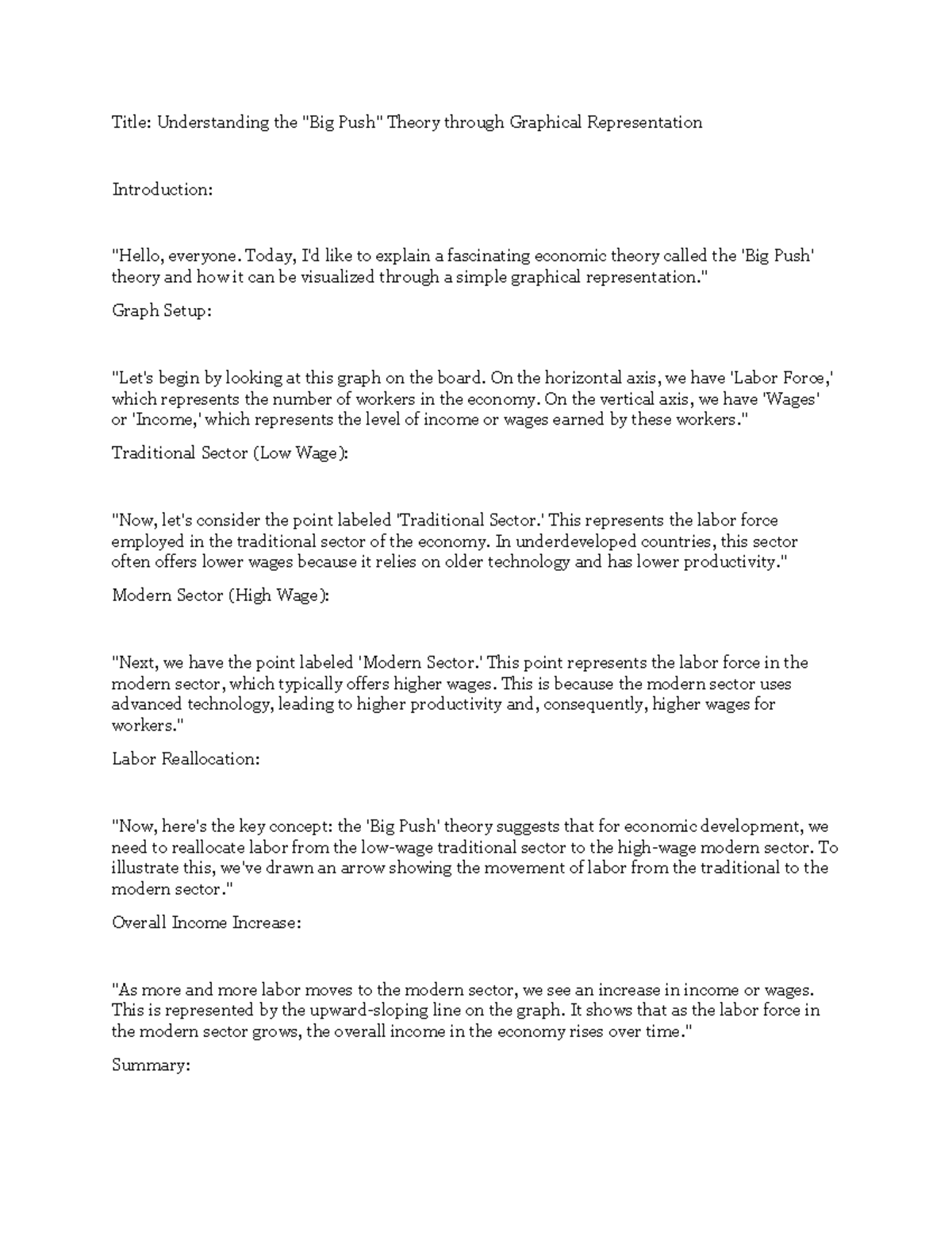 BIG PUSH Theory Explanation - Title: Understanding the "Big Push ...