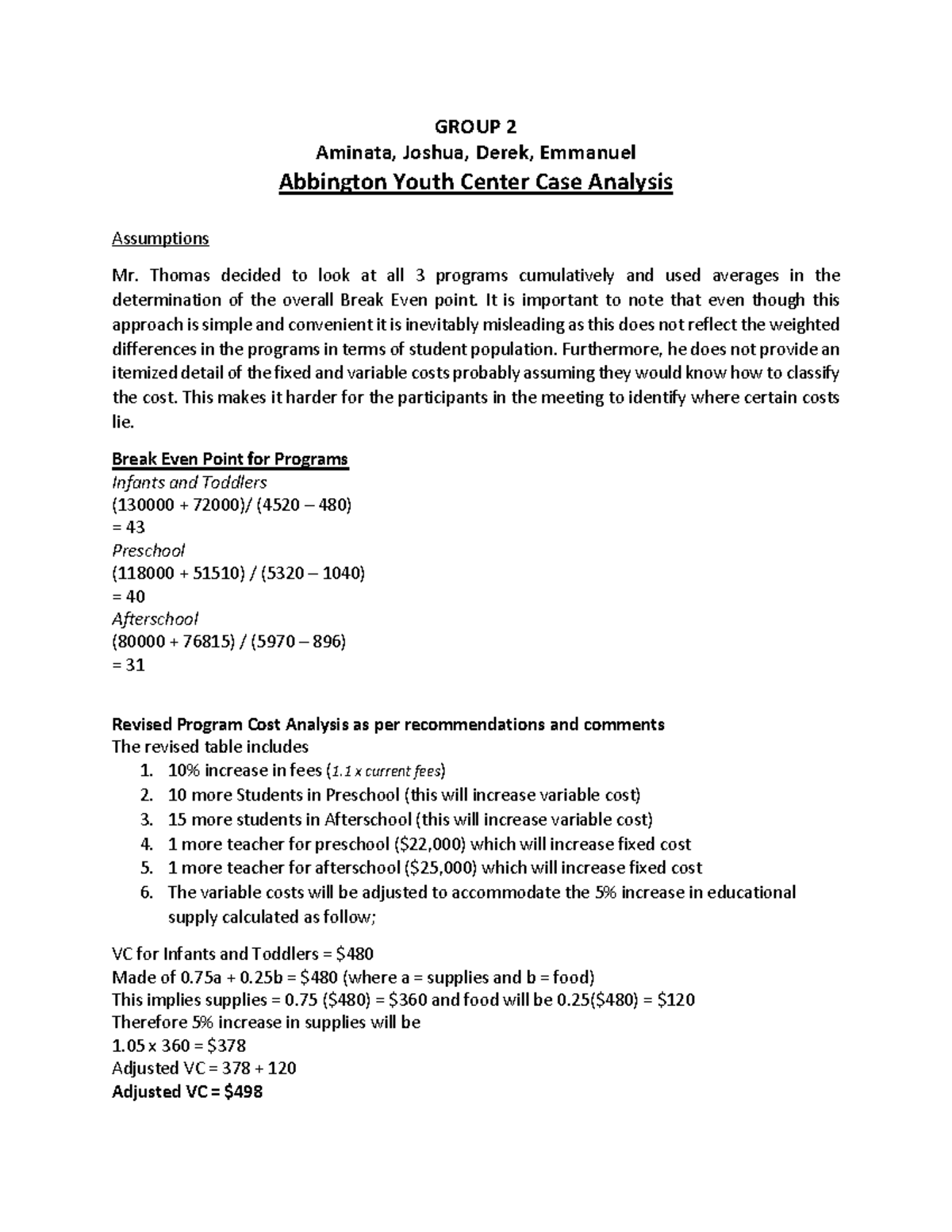 20291963 - poka yoke - GROUP 2 Aminata, Joshua, Derek, Emmanuel ...
