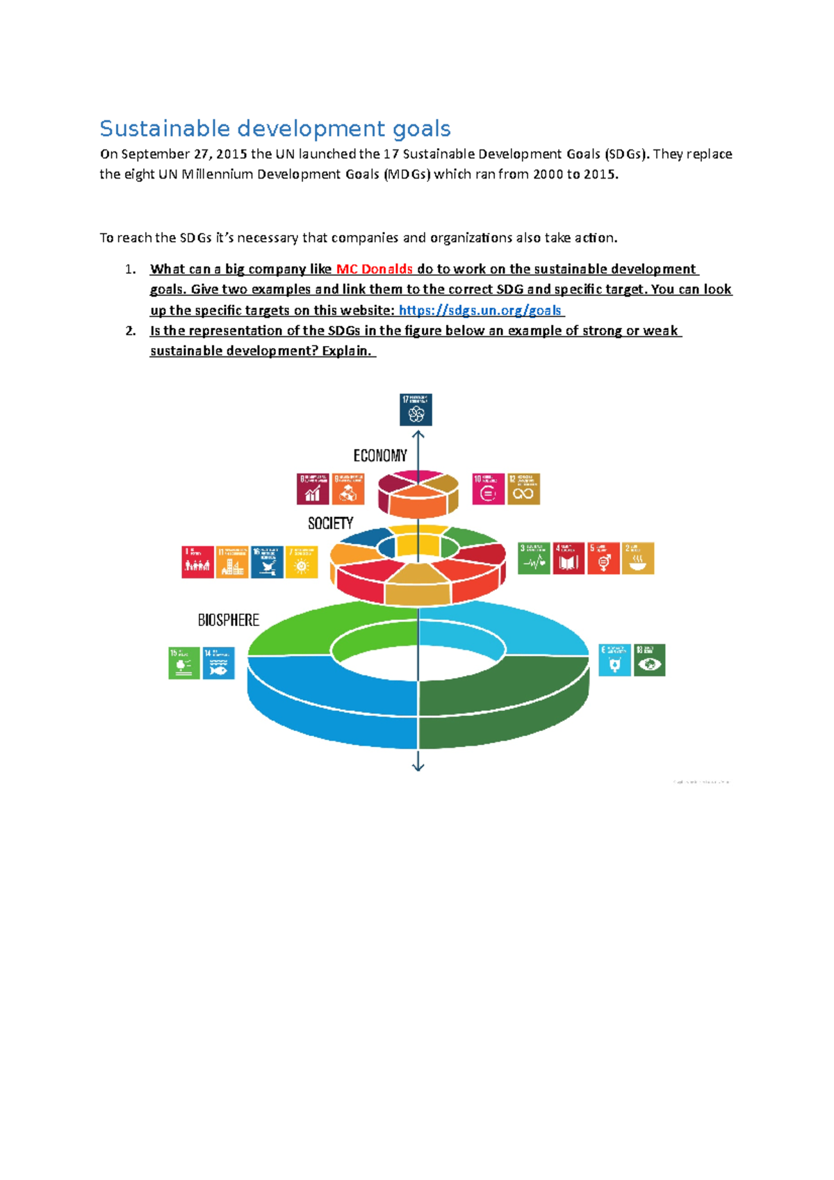 Sustainable Development Oral Exam Example 2 - Sustainable development ...