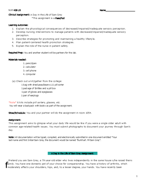 Pre Work High-Risk Client - Arizona College of Nursing BSN Program NUR ...