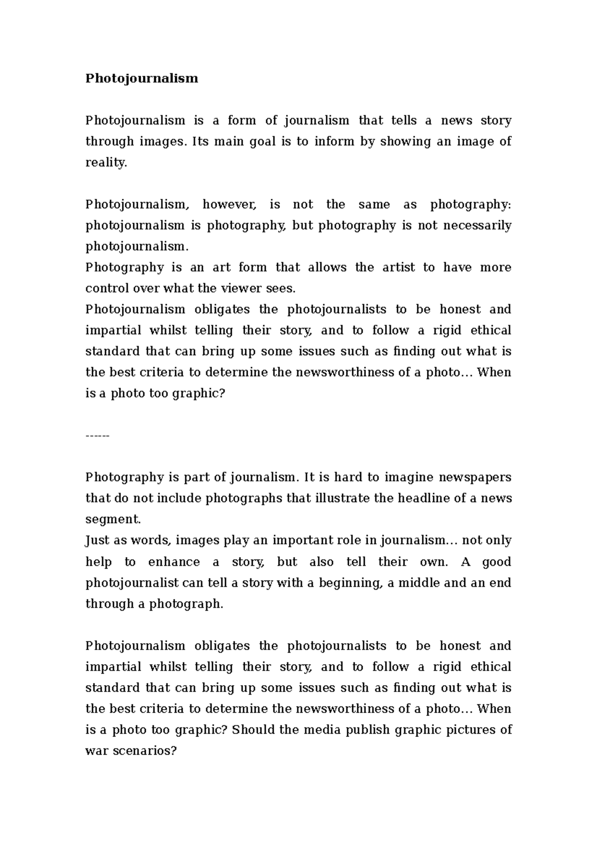 What Is Photojournalism Guide To Become A Photojournalist