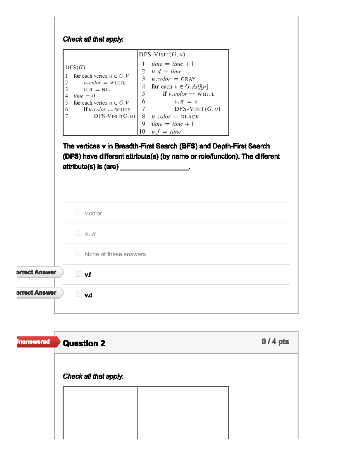 M8V4 - Depth first search practice - COMP 3270 - Studocu