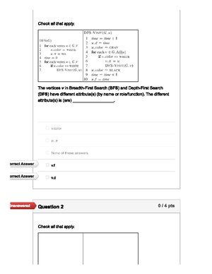 M8V5 - Depth first search analysis - COMP 3270 - Studocu