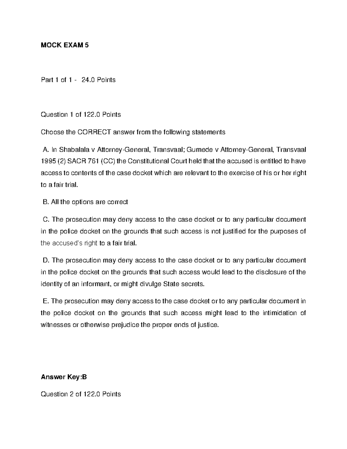 CPR3701 MOCK EXAM 5 MOCK EXAM 5 Part 1 Of 1 24 Points Question 1 Of cpr3701-mock-exam-5-mock-exam-5-part-1-of-1-24-points-question-1-of