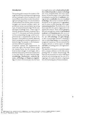 Week 2. The Raw Materials of Biotechnology - BTH1802 Fundamentals of ...