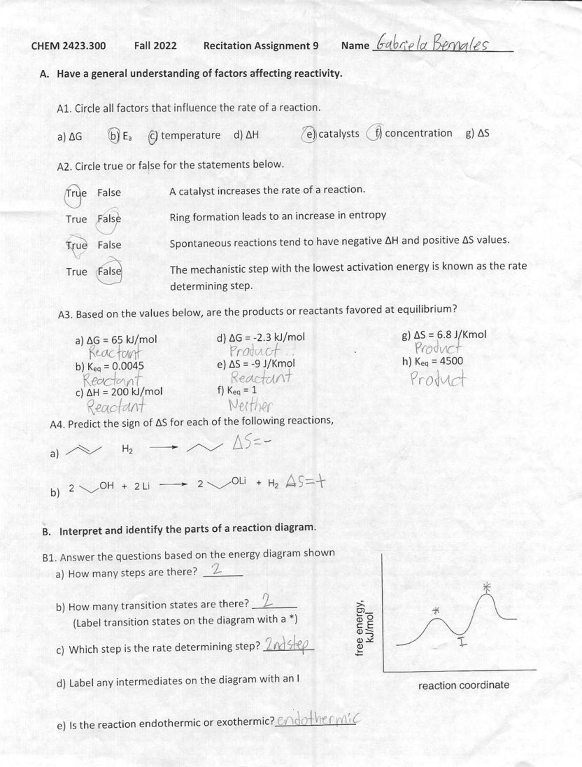 Document 2022-10-25 202902 - CHEM 2423 - Studocu