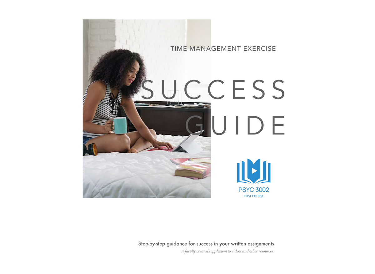 Cf u01a1 time mgmt success guide - S U C C E S S G U I D E TIME ...