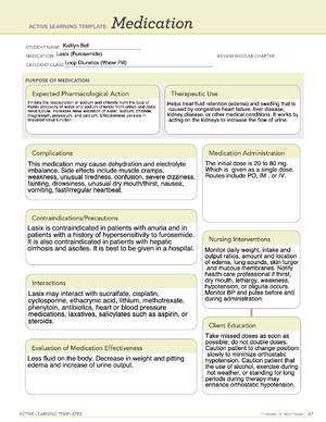 Simvastatin - Drug Card - ACTIVE LEARNING TEMPLATES THERAPEUTIC ...