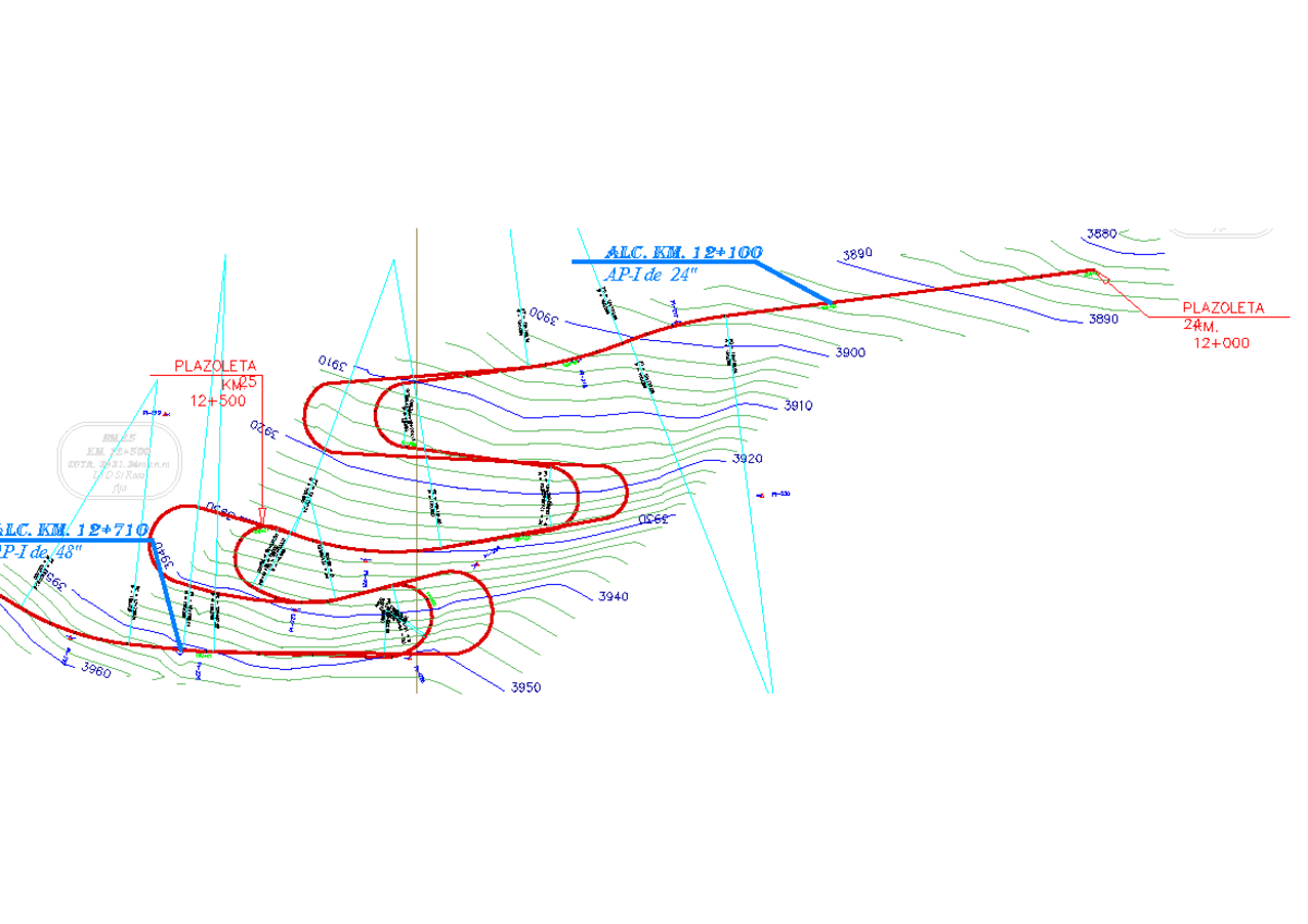 Correccion plano pdf - ewdfwf - Taller Arquitectonico - bm. km. 12+ cota. 3931. m.s.n L/D S/Roca ...