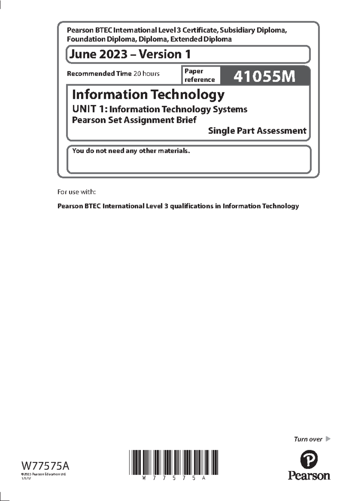 Ishimwe Nick Nesta Test 2 - Module 3 Word Processing - Turn over ...