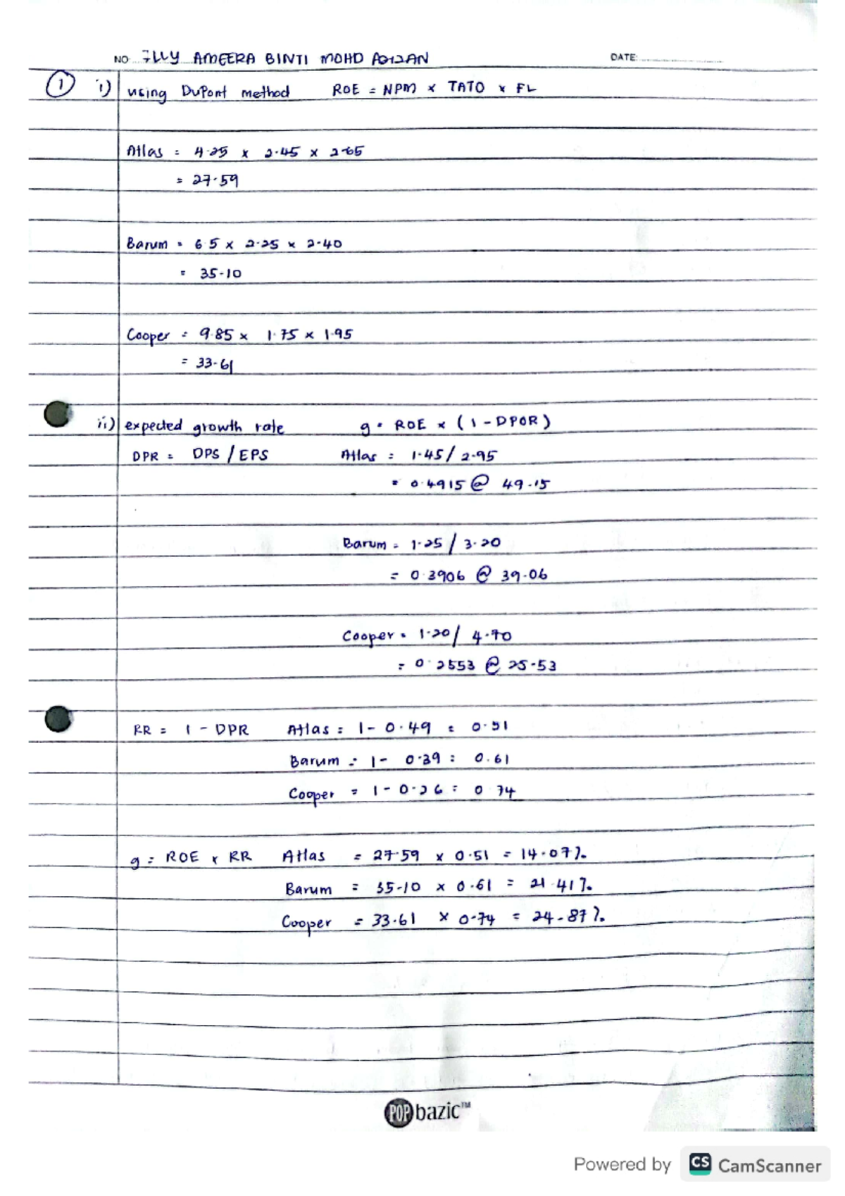 Tuto INV536 - .... - Investment - Studocu