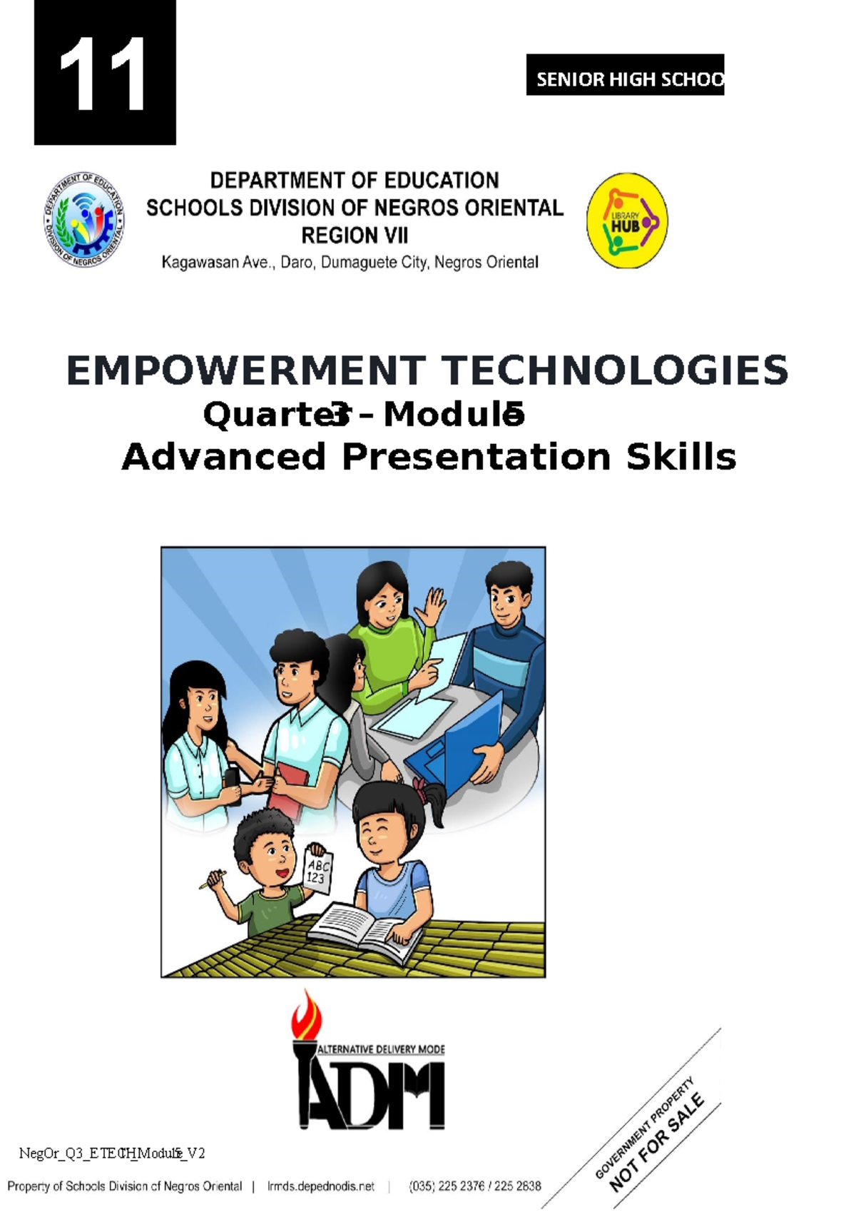 Neg Or Q3 Etech 11 Module 5 V2 - ####### SENIOR HIGH SCHOOL EMPOWERMENT ...