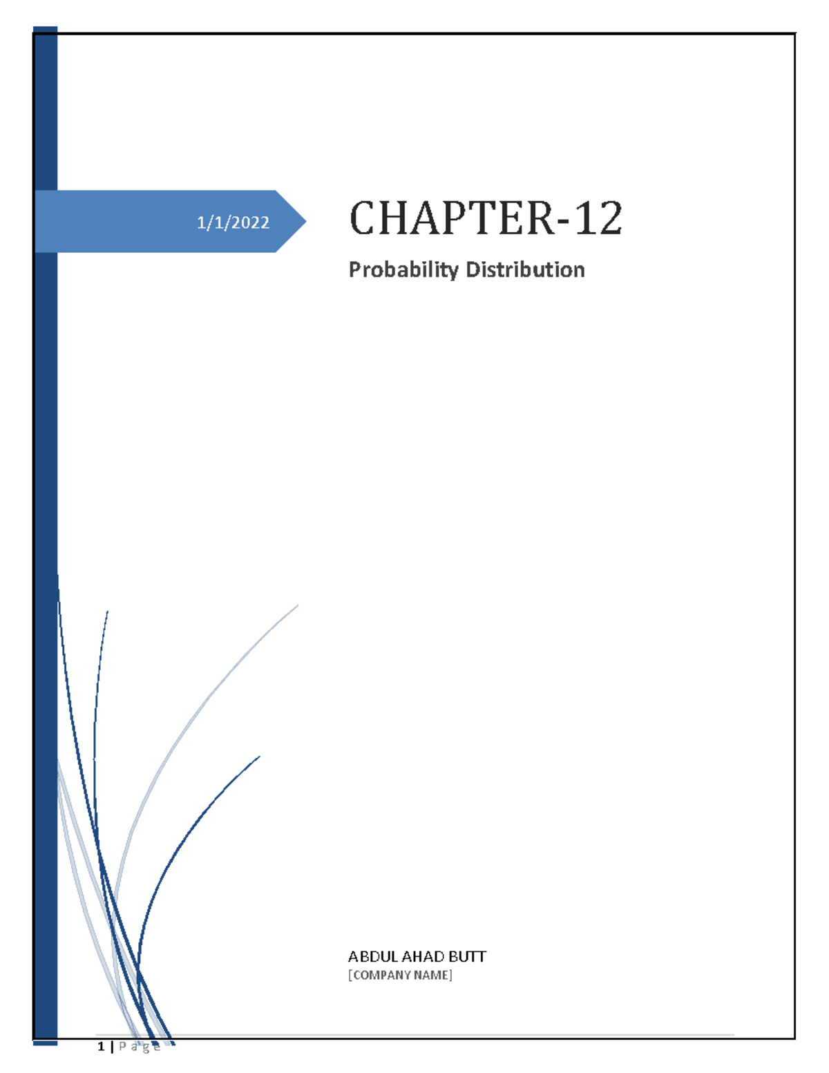 Chapter 12 - NOTES BY ABDUL AHAD - Quantitative Methods - ICAP - Studocu