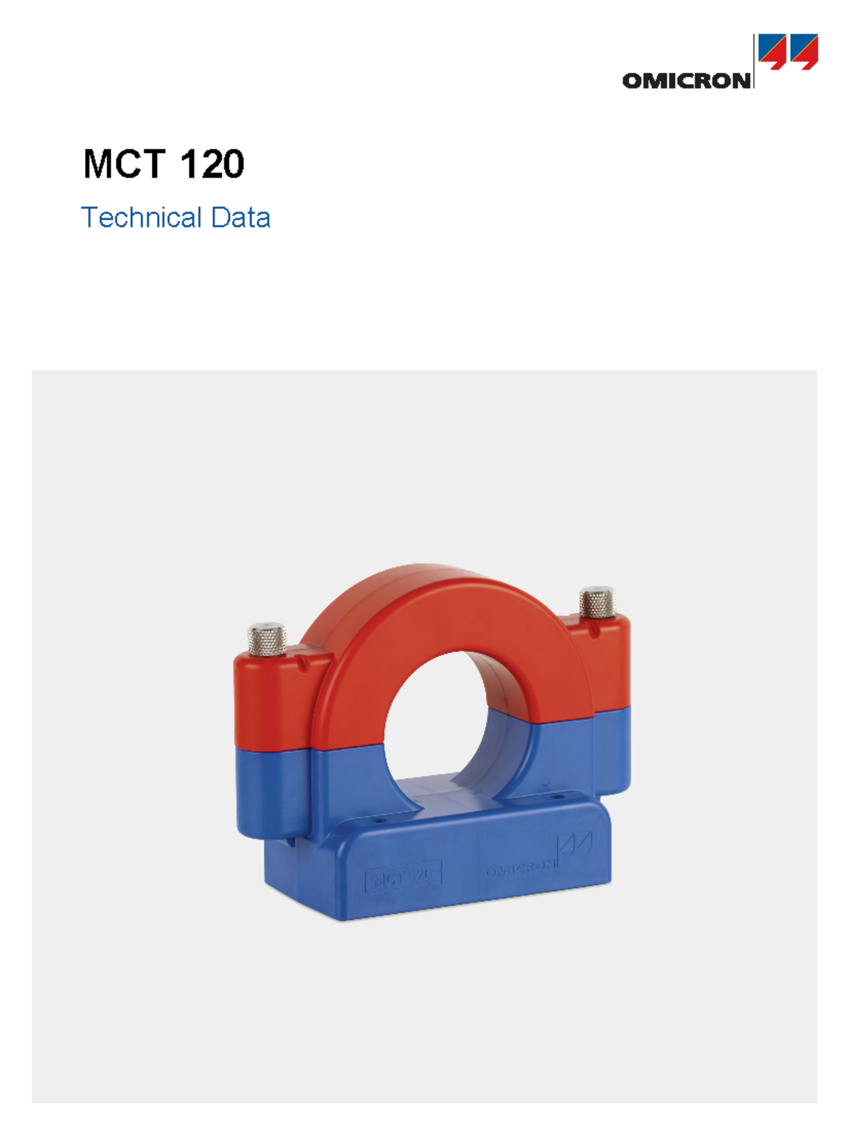 MCT 120 Technical Data ENU - MCT 120 Technical Data MCT 120 Technical Data © OMICRON Energy ...
