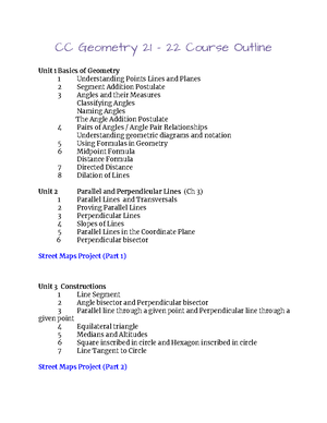 Geometry: Chapter 1 Terms - Geometry: Chapter 1 Terms Undefined terms ...