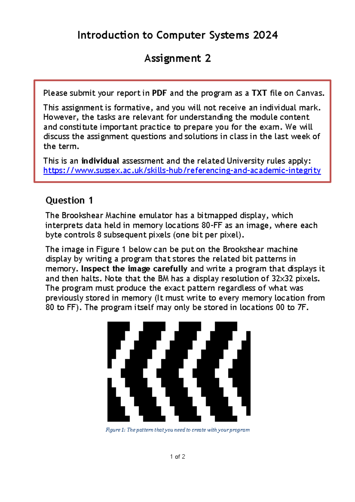 Ics 2024 Assignment 2 1 Of 2 Introduction To Computer Systems 2024 Assignment 2 Question 1