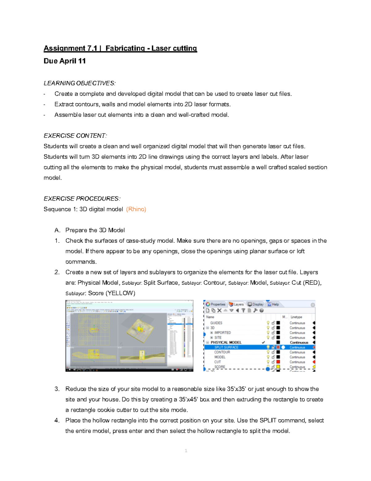 Assignment 7.1- Sectional Model Fabricating Laser Cutting - Assignment 7 |_Fabricating - Laser ...