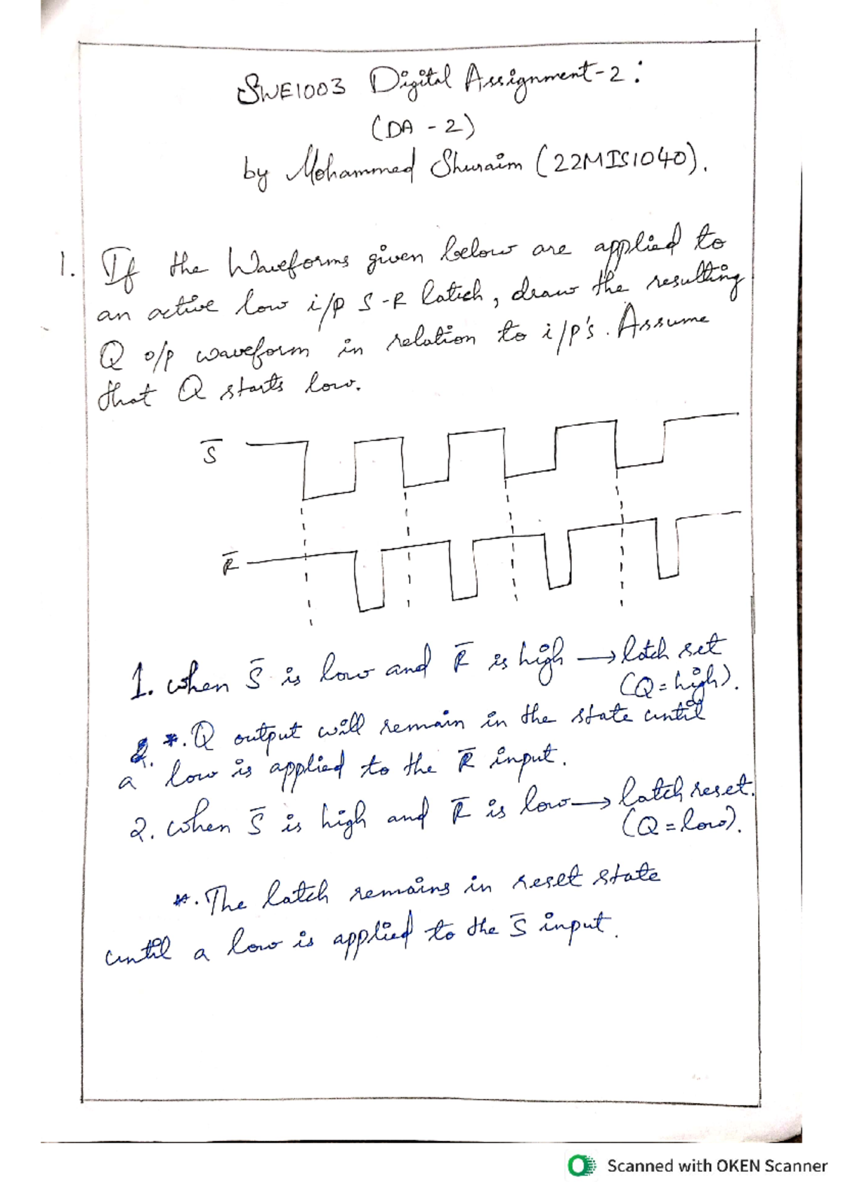 DLM (DA-2) by Mohammed Razi - Digital Logic and Microprosessor - Studocu
