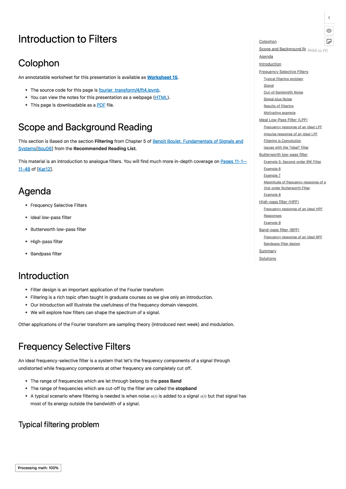 Ft4 - DFGJ DFGHJ - Introduction to Filters Colophon An annotatable ...