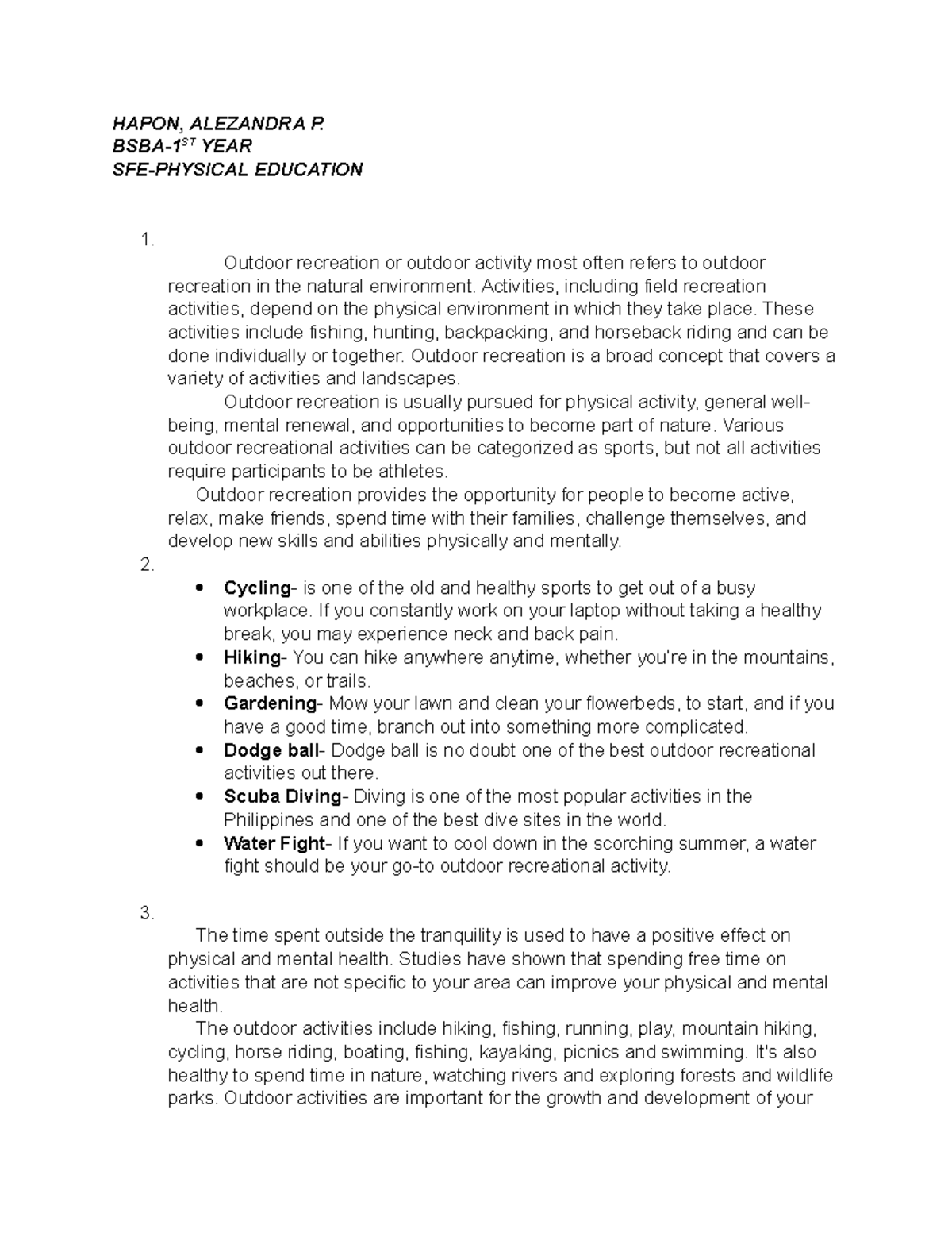 SEMI- Finals EXAM PE - Expert questions and expert answers. You can ...