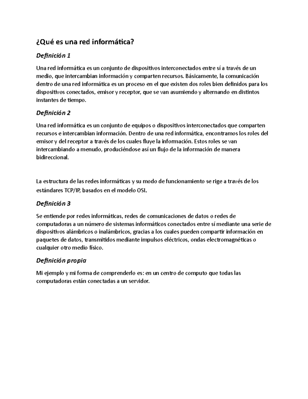 Qué es una red informática - ¿Qué es una red informática? Definición 1 ...