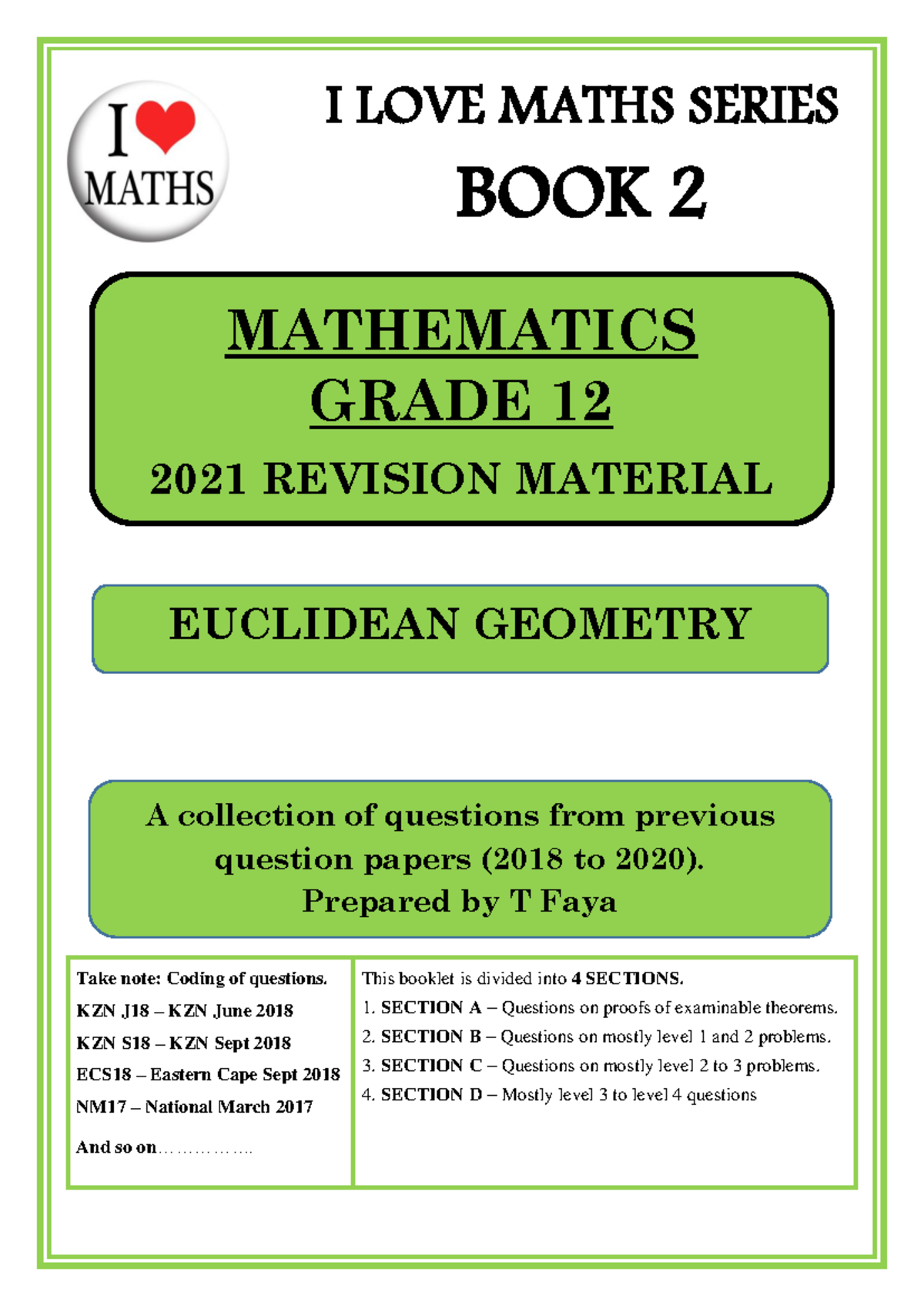 I LOVE Maths Series BOOK 2 - Euclidean Geometry - MATHEMATICS GRADE 12 ...