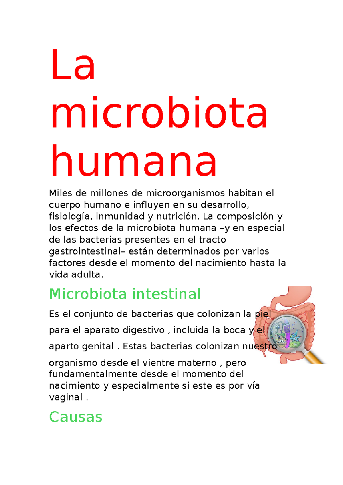 La microbiota humana - asd - La microbiota humana Miles de millones de ...
