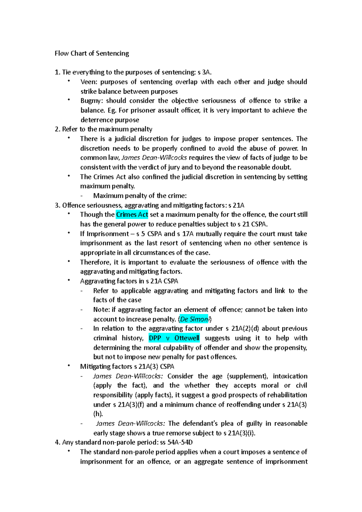 Flow Chart of Sentencing - Veen: purposes of sentencing overlap with ...