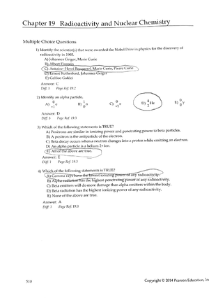 Test Bank chemistry - CHM 110 - Studocu