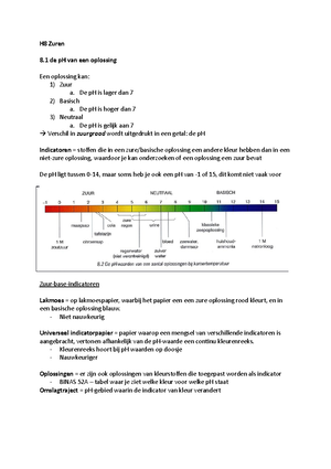 Omrekenschema mol Scheikunde - Basis Scheikunde VWO3 - Studeersnel