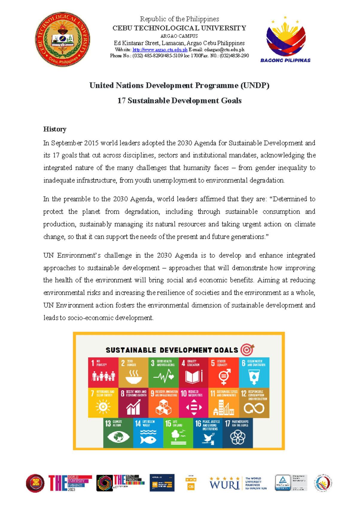 Group-7-17-SDGs - Lecture Notes of Sustainable Development Goals - CEBU ...